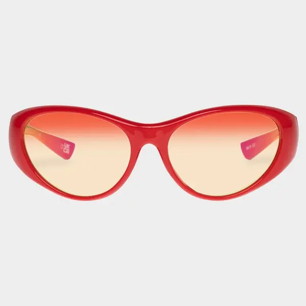 Le Specs Dotcom Sunglasses - Red Chrome