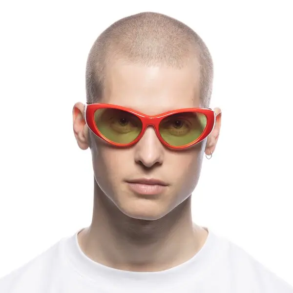 Le Specs Dotcom Sunglasses - Red Chrome