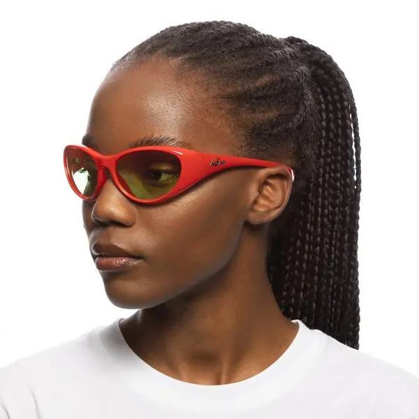Le Specs Dotcom Sunglasses - Red Chrome