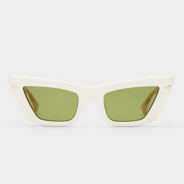 Le Specs Lucia Cat-eye Sunglasses - Ecru