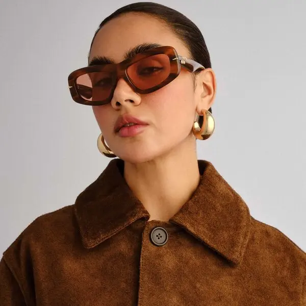 Le Specs Numero Ocho Sunglasses - Teak