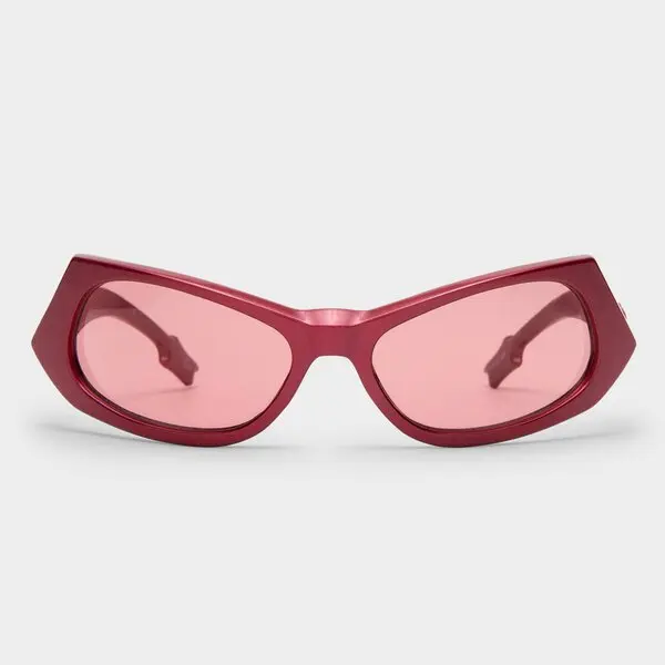 Le Specs Spaceman Sunglasses - Galactic Magenta