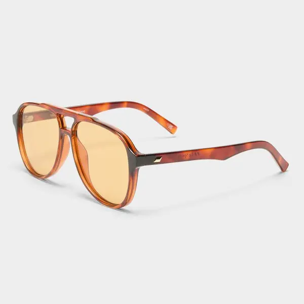 Le Specs Tragic Magic Aviator Sunglasses - Toffee Tort