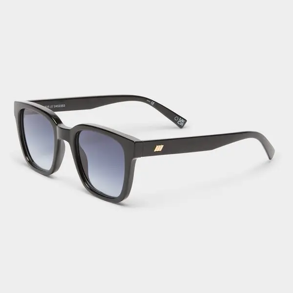 Le Specs Elixir Smoke Gradient Sunglasses - Black