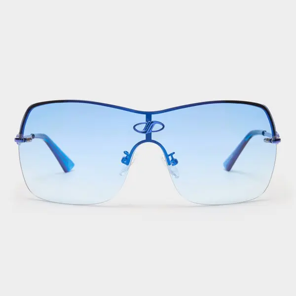 Le Specs Parallel Universe Sunglasses - Blue Chrome