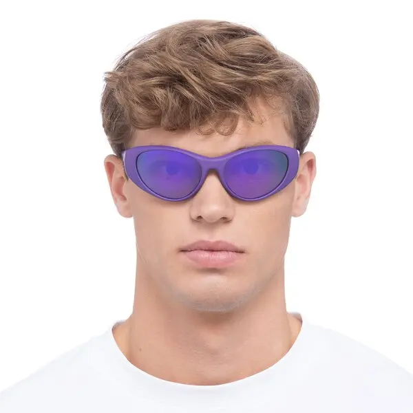 Le Specs Dotcom Sunglasses - Matte Violet