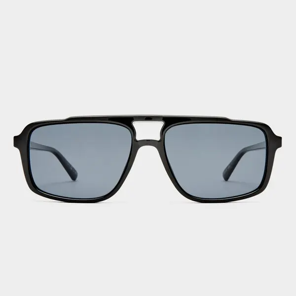 Le Specs Le Gars Aviator Sunglasses - Black