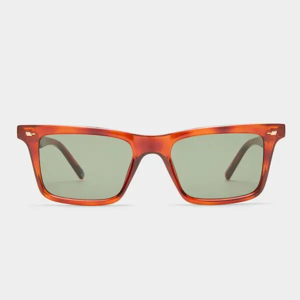 Le Specs Broski D-frame Sunglasses - Toffee Tort