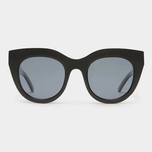 Le Specs Air Heart Sunglasses - Black