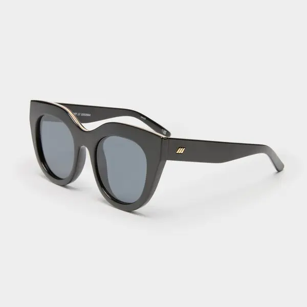 Le Specs Air Heart Sunglasses - Black