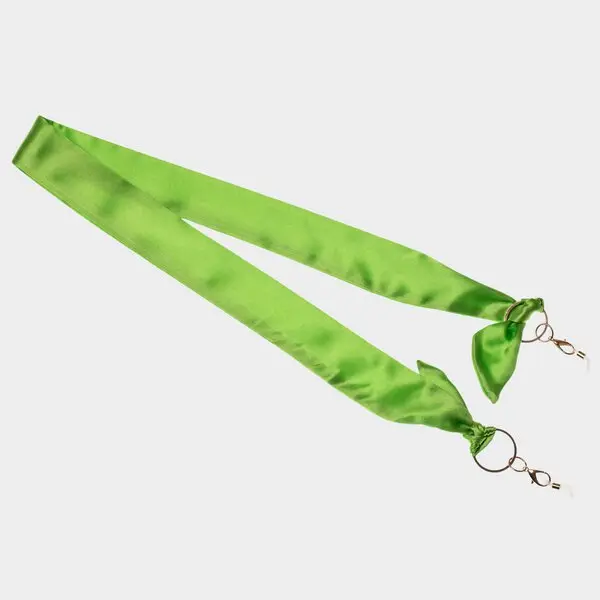 Le Specs Y2k Scarf Chain - Neon Pistachio