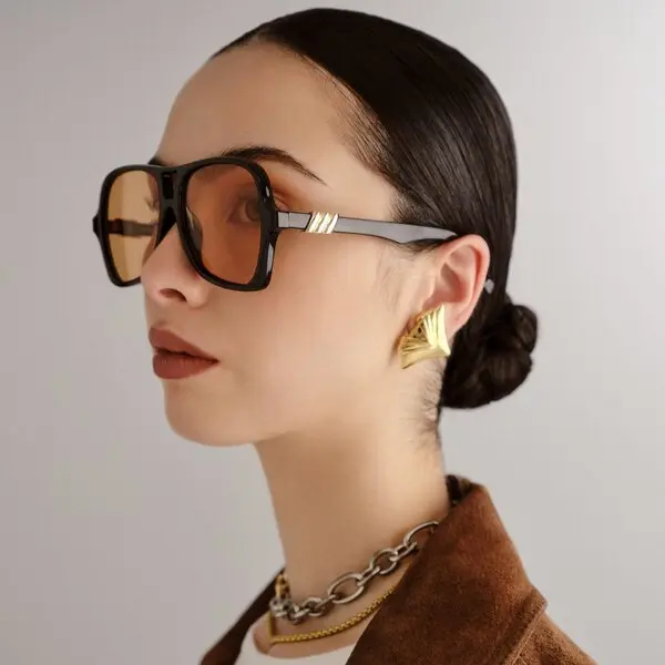 Le Specs Fortune Teller Aviator Sunglasses