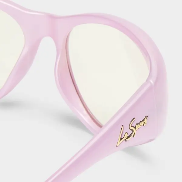 Le Specs Dotcom Sunglasses - Metallic Lilac