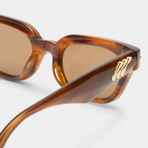 Le Specs Numero Tres Rectangle Sunglasses