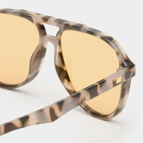 Le Specs Tragic Magic Aviator Sunglasses - Cookie Tort