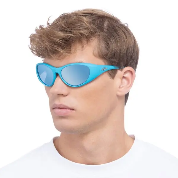 Le Specs Dotcom Sunglasses - Matte Cyan