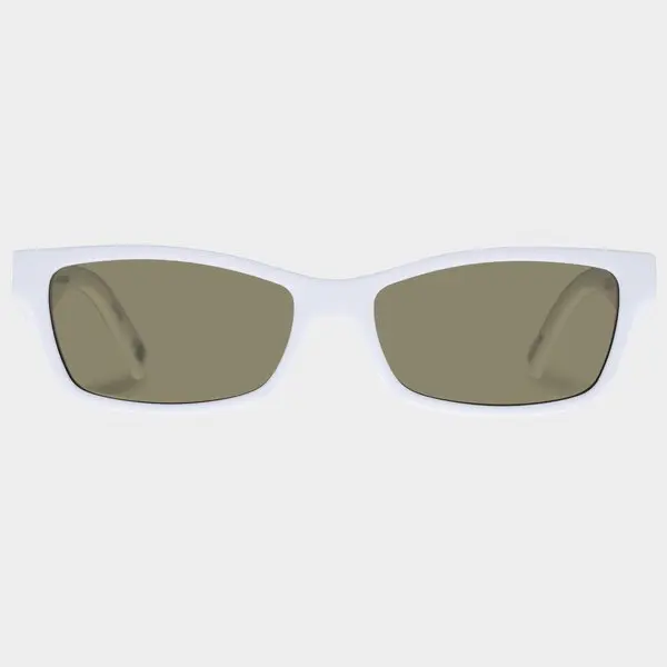 Le Specs Plateaux Sunglasses - White