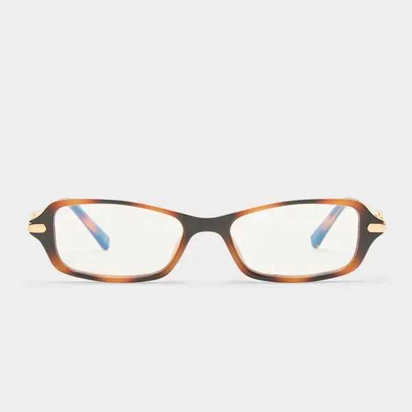 Le Specs Bamboozler Blue Light Glasses - Dark Tort