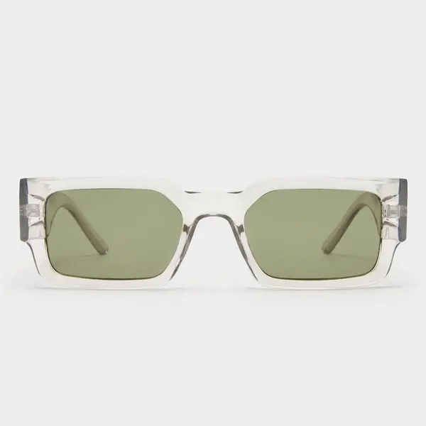 Le Specs Contemplation Rectangle Sunglasses - Graphite