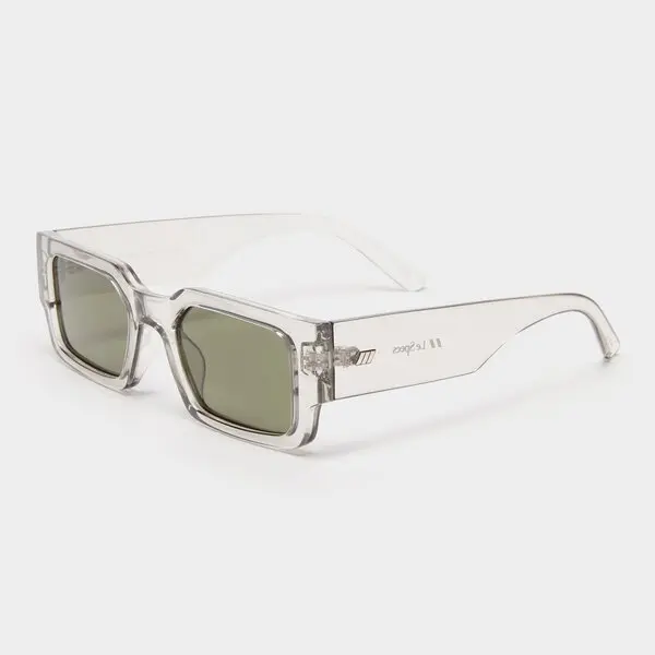 Le Specs Contemplation Rectangle Sunglasses - Graphite