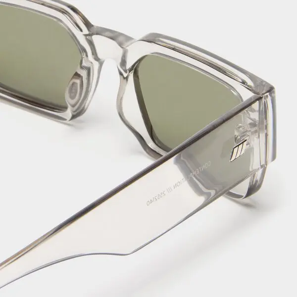 Le Specs Contemplation Rectangle Sunglasses - Graphite