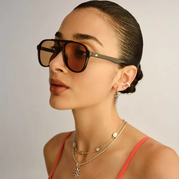 Le Specs Tragic Magic Aviator Sunglasses
