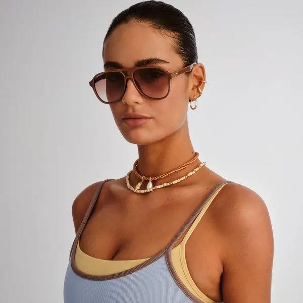 Le Specs Tragic Magic Aviator Sunglasses