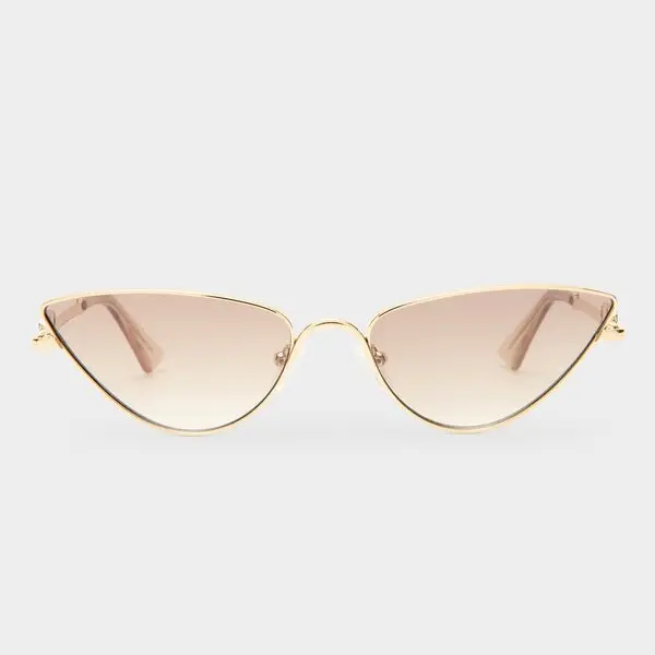 Le Specs The Soiree Sunglasses - Bright Gold