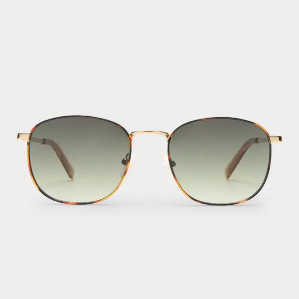Le Specs Neptune Deux Sunglasses - Bright Gold Tort