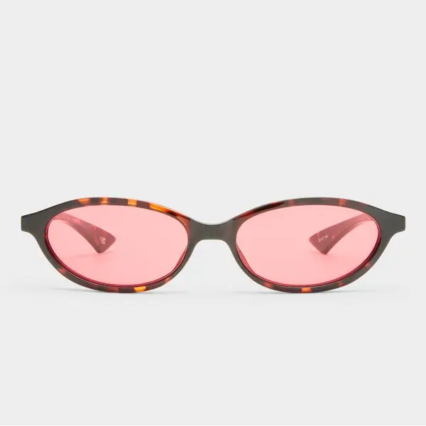 Le Specs Duskfall Sunglasses - Tort Frame With Crimson Tint