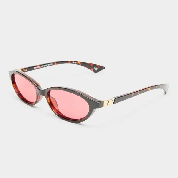 Le Specs Duskfall Sunglasses - Tort Frame With Crimson Tint