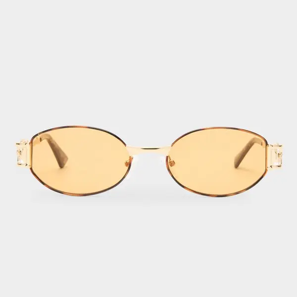 Le Specs The Forbidden Oval Sunglasses - Bright Gold