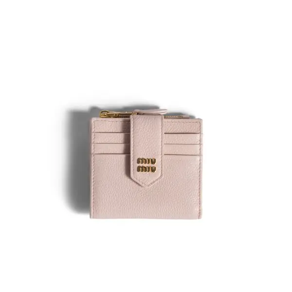 Miu Miu Small Leather Wallet - Gem