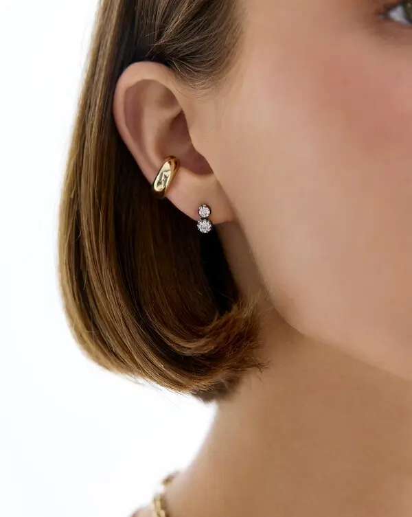 Ring Concierge Georgian Lab Diamond Duo Stud Earrings