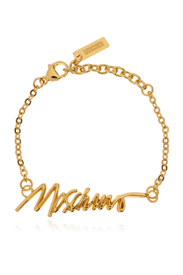 Moschino Logo Bracelet - Gold