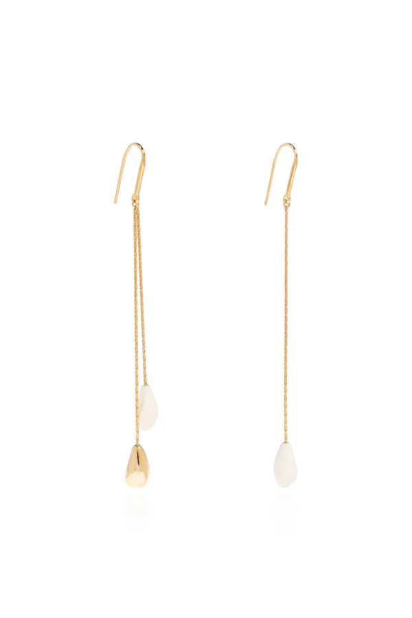 Isabel Marant Brass Dangle Earrings - Gold