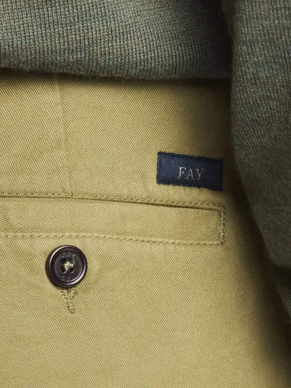 FAY Capri Pants - Green