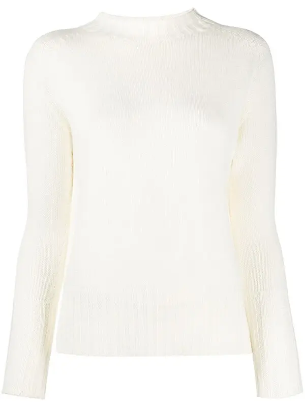 DRUMOHR Crew Neck Merino Sweater - White