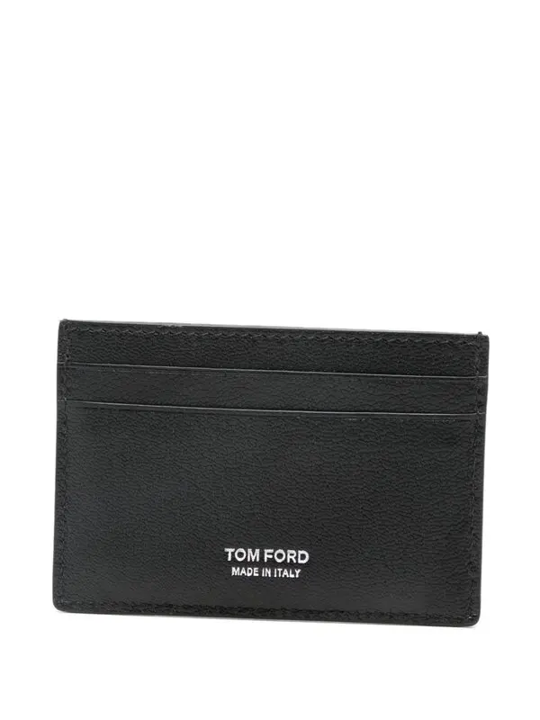 TOM FORD Leather Credit Card Case - Black