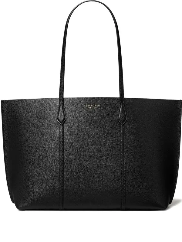 Tory Burch Perry Medium Leather Tote - Black
