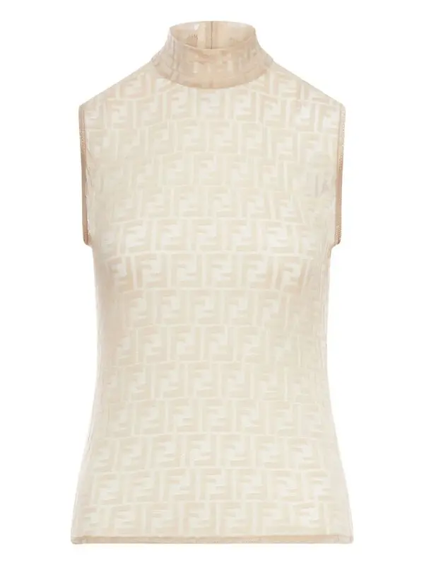 Fendi Ff Tank Top - White