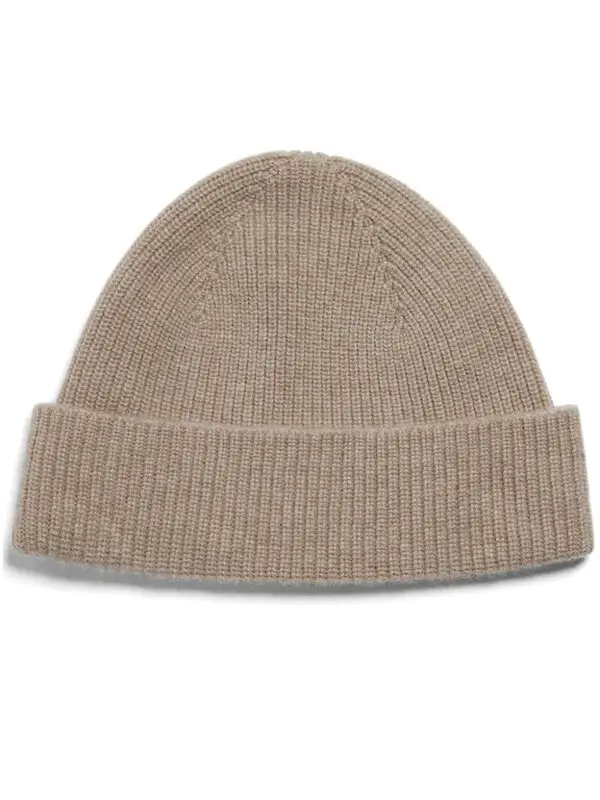 Zegna Cashmere Beanie - Beige