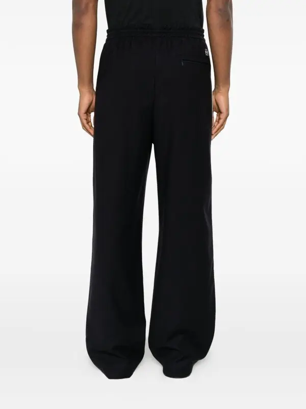 Loewe Wool Drawstring Trousers - Blue