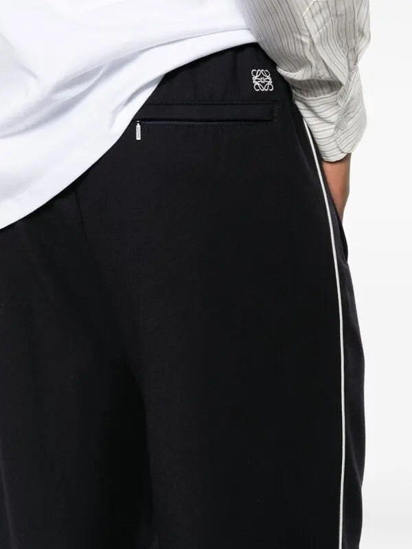 Loewe Wool Drawstring Trousers - Blue