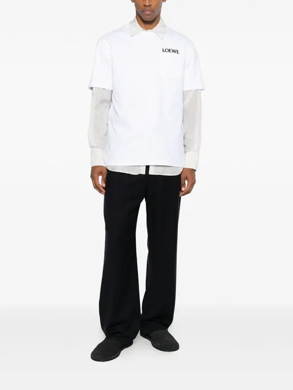 Loewe Wool Drawstring Trousers - Blue