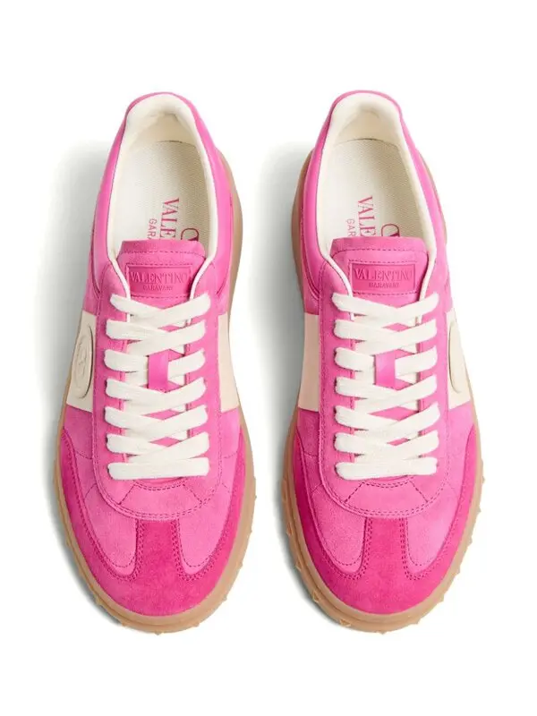 Valentino Garavani Upvillage Leather Sneakers - Pink