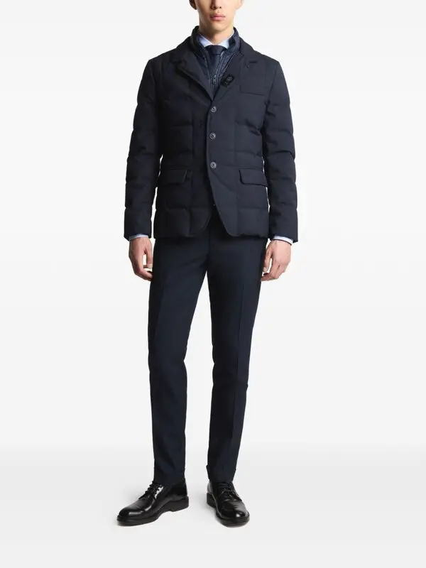 FAY Short Down Jacket - Blue