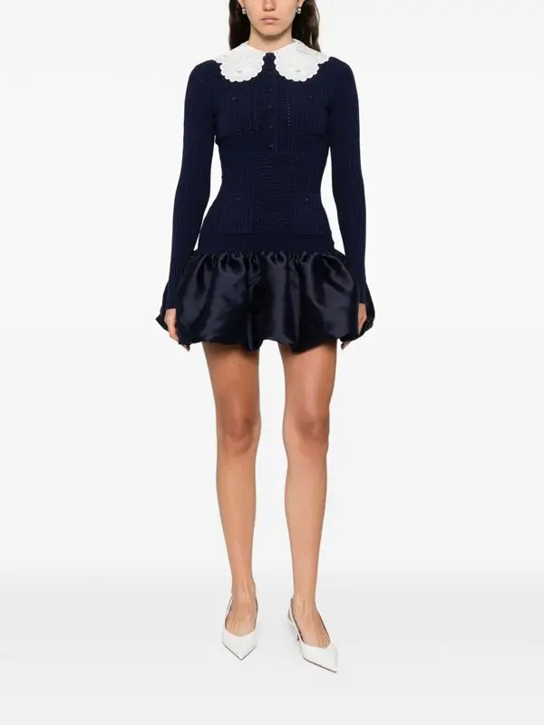 SELF-PORTRAIT Mini Dress - Blue