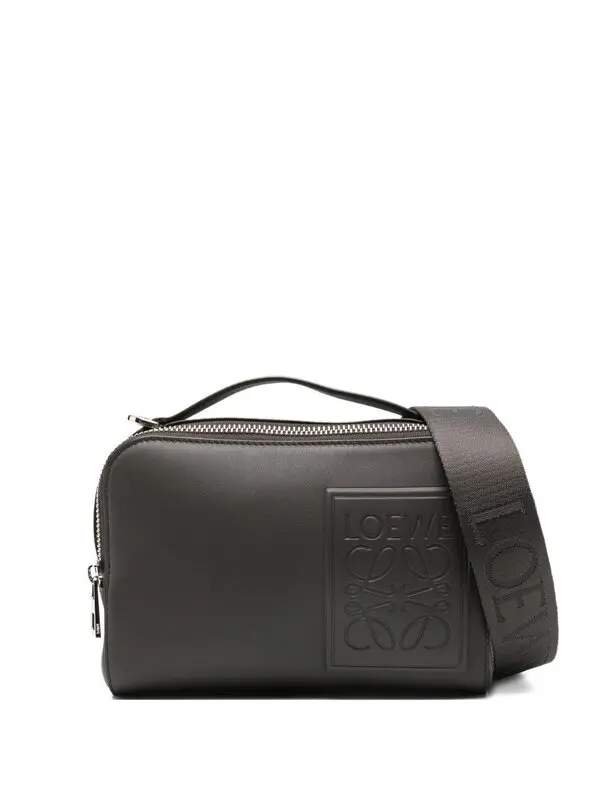 Loewe Camera Mini Leather Crossbody Bag - Grey