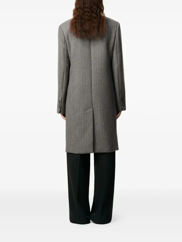 AMI Paris Wool Coat - Grey